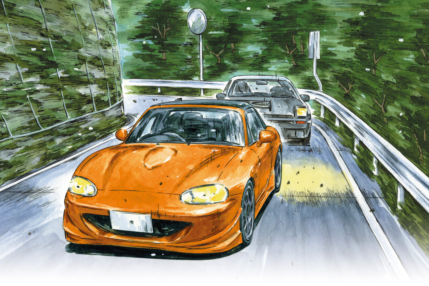 Aoshima 1/24 Initial D Omiya Satoshi NB8C Roadster Model Kit – www ...