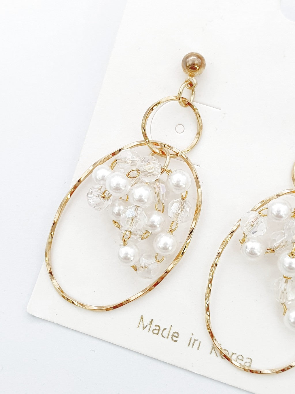 Kayon Gold Pearl Circle Hoop Earrings – www.cutecrushco.com