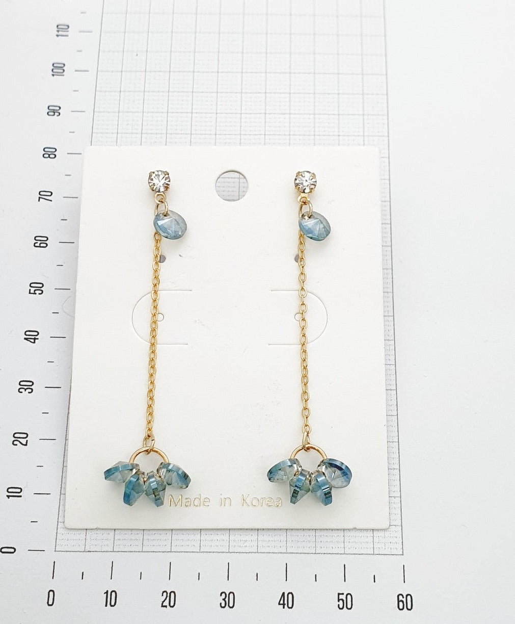 Kayon Gold Dangle Jewel Earrings – www.cutecrushco.com