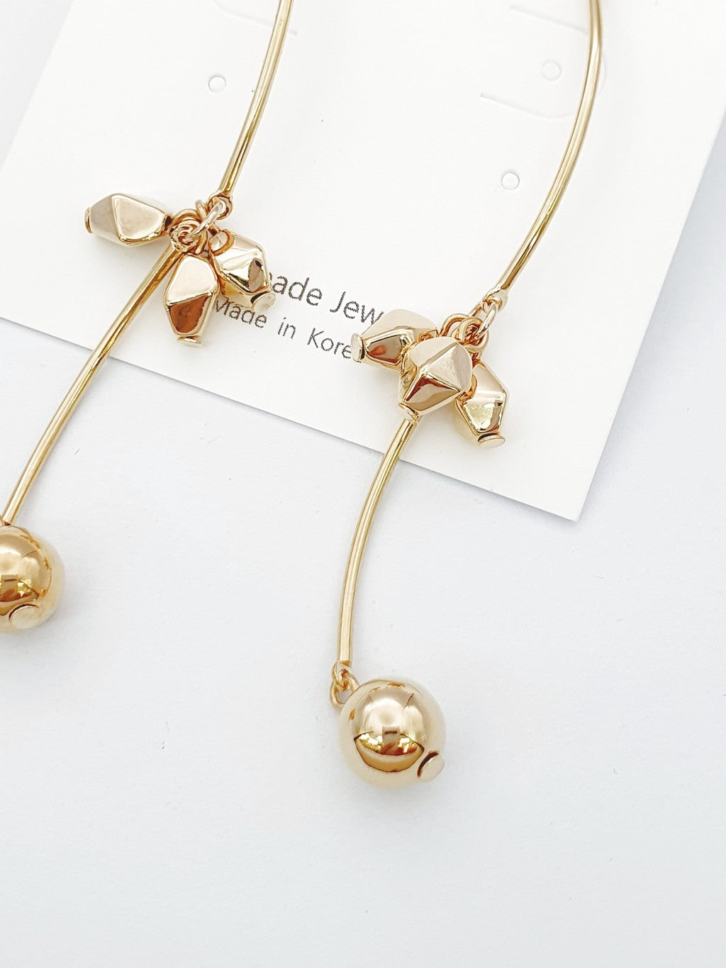 Kayon Gold Flower Dangle Earrings – www.cutecrushco.com