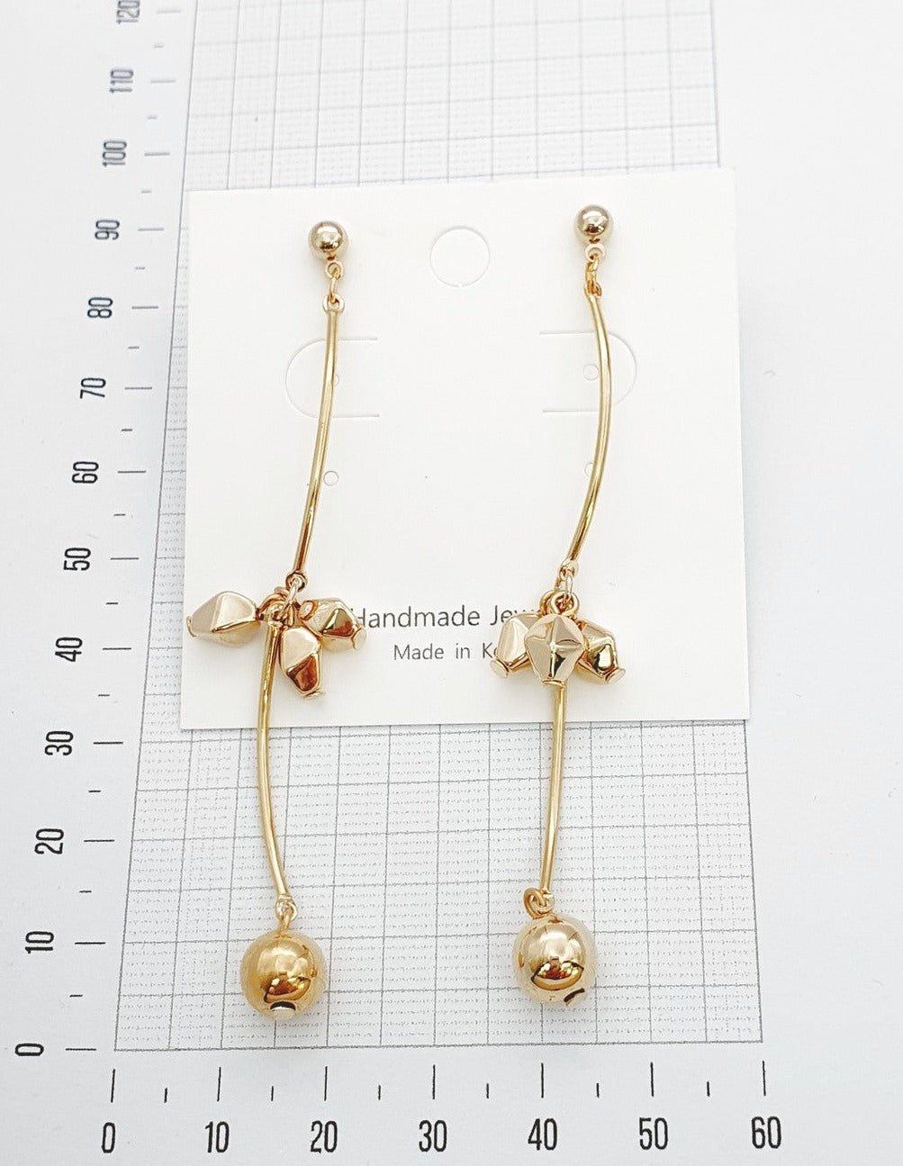 Kayon Gold Flower Dangle Earrings – www.cutecrushco.com