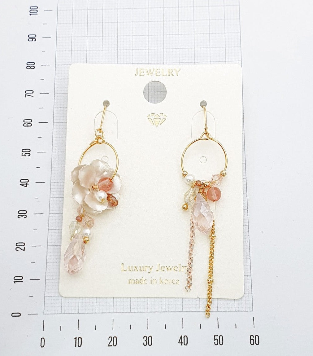 Kayon Crystal Hoop Dangle Earrings – www.cutecrushco.com