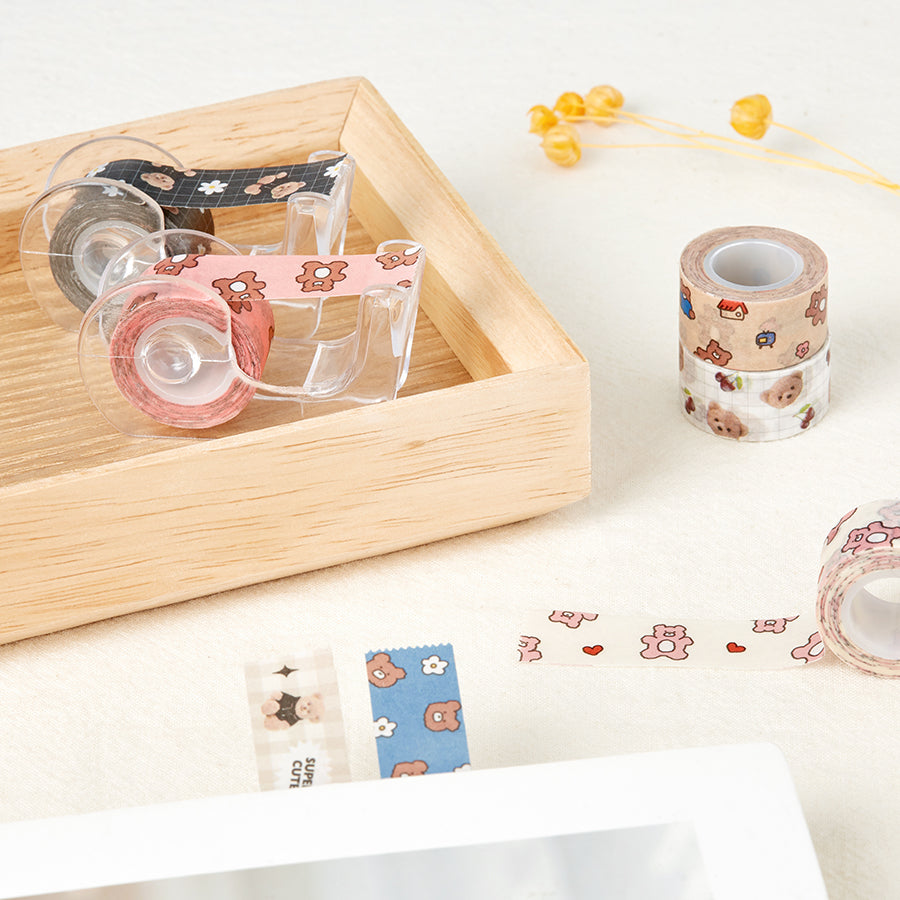Mini Masking Tape Set - Bear – www.cutecrushco.com