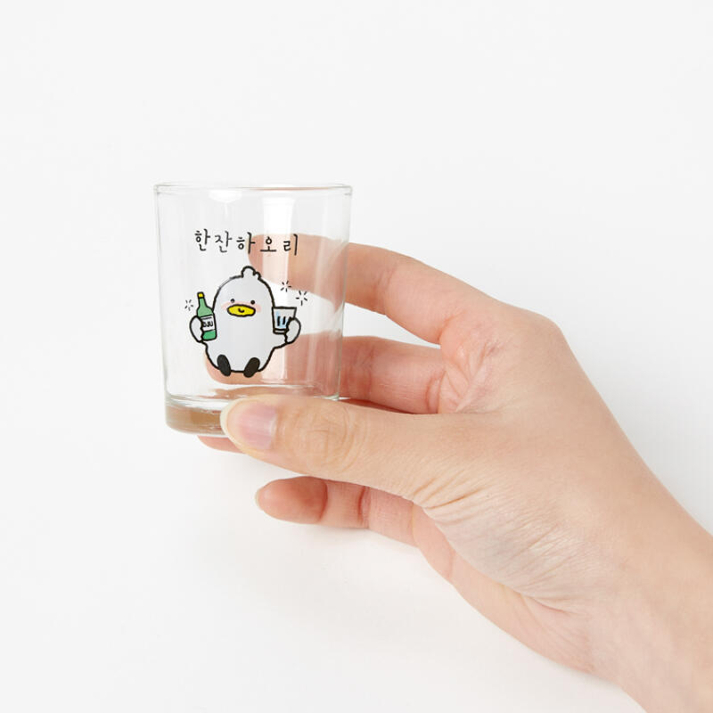 Artbox Cute Soju Shot Glass Set 2pcs - Drunken Panda & Duck – www ...
