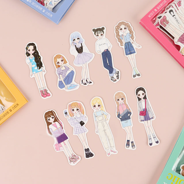 Girl Holic Coordinate Seal Sticker – www.cutecrushco.com