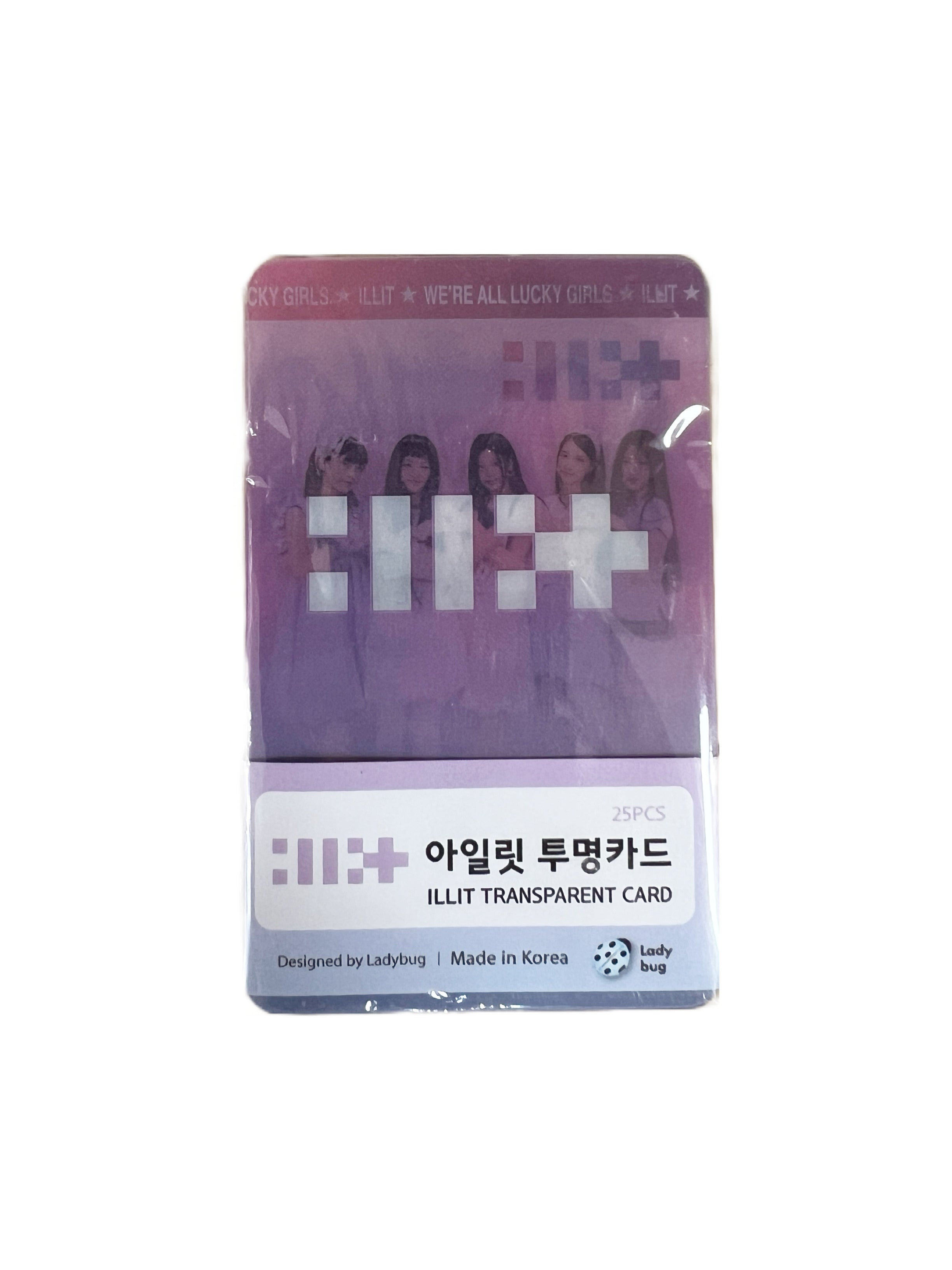 Kpop ILLIT Transparent Photo Cards (Pack of 25) – Collectible Korean I ...