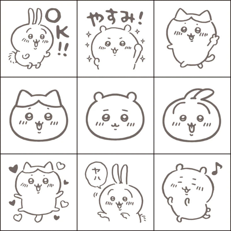 Chiikawa Check Stamp Set – www.cutecrushco.com
