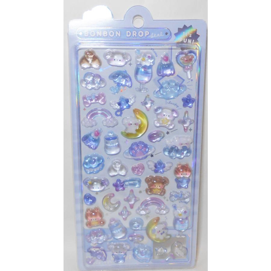 Q-Lia Bon Bon Drop 3D Stickers - Dreamy Night – www.cutecrushco.com