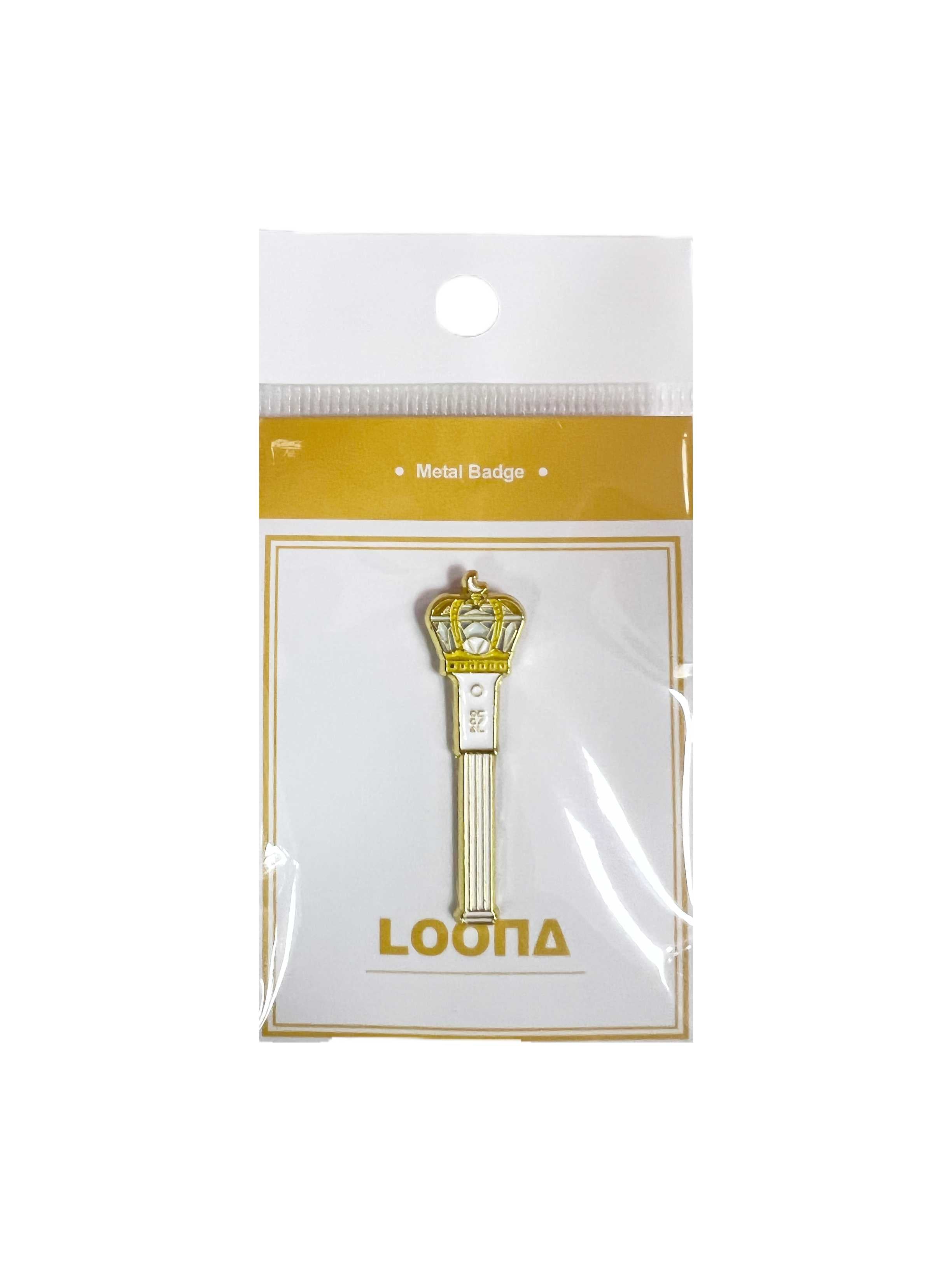 Loona Enamel Pin Metal Badge - Light Stick Ver. – www.cutecrushco.com