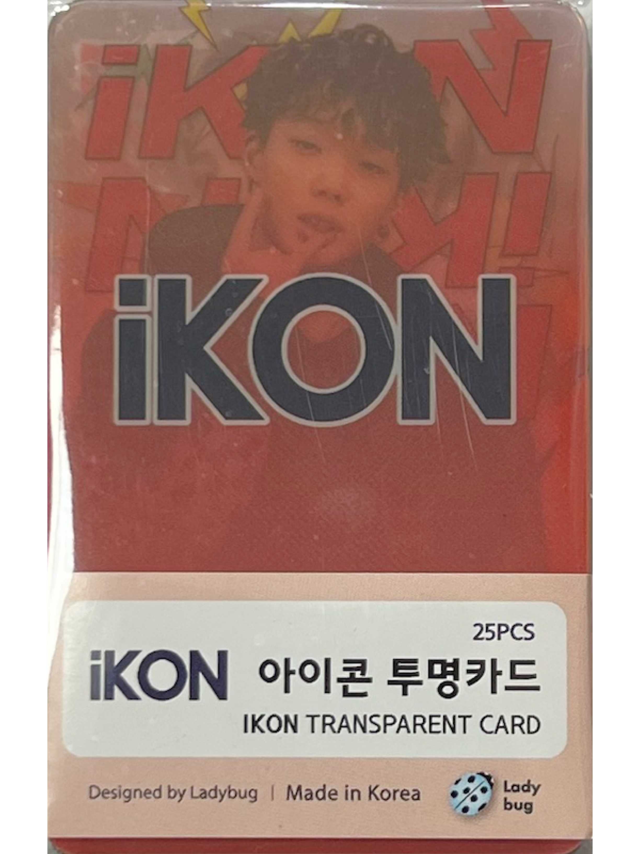 Kpop IKON Transparent Photo Cards (Pack of 25) – Collectible Korean Id ...