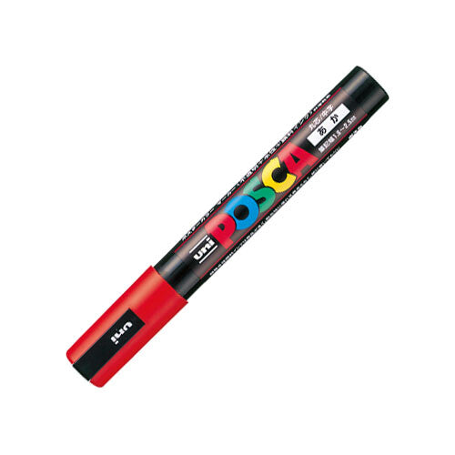 Uni Posca Paint Marker Pen Middle Size Font - Red – www.cutecrushco.com